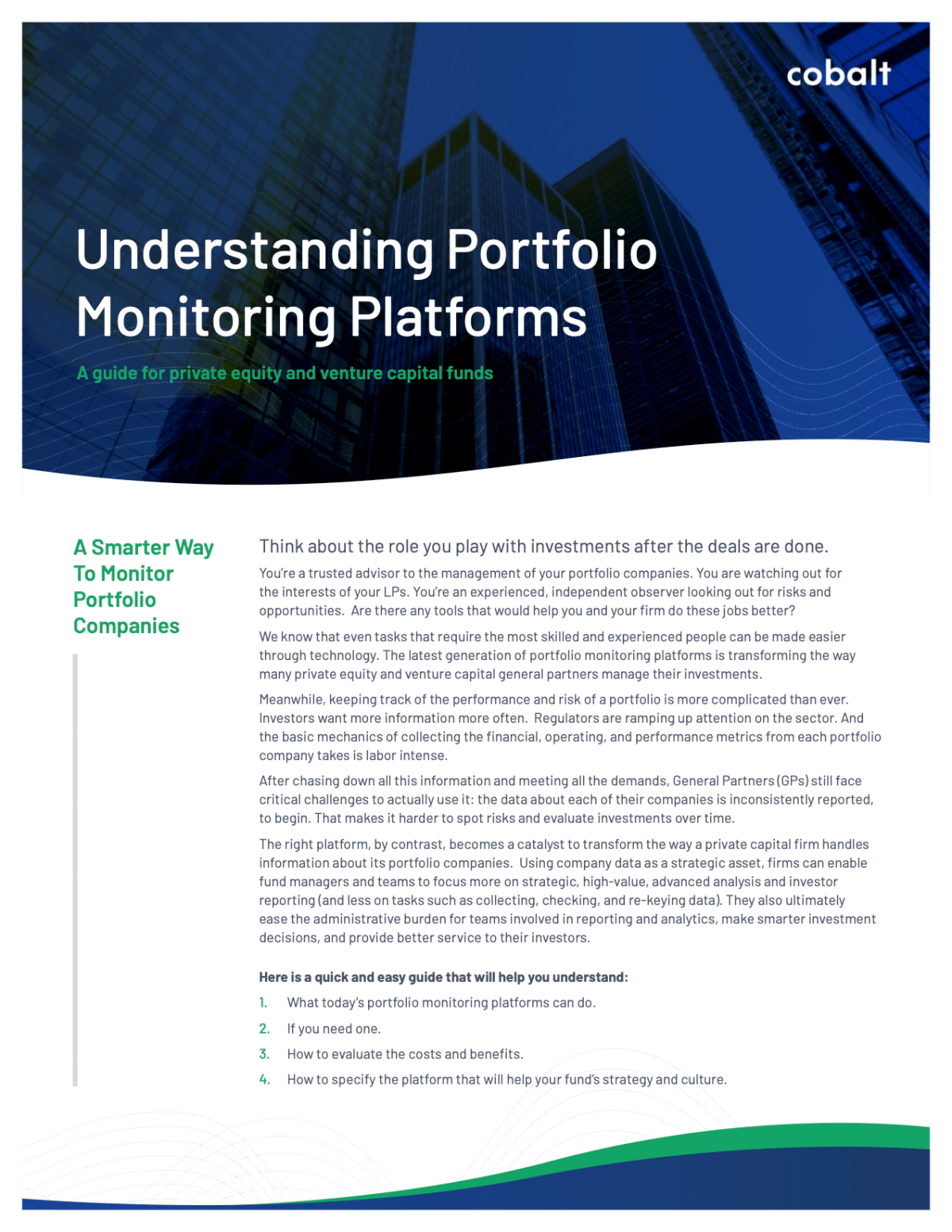 Assessing Portfolio Monitoring Platforms | Cobalt, a FactSet Company